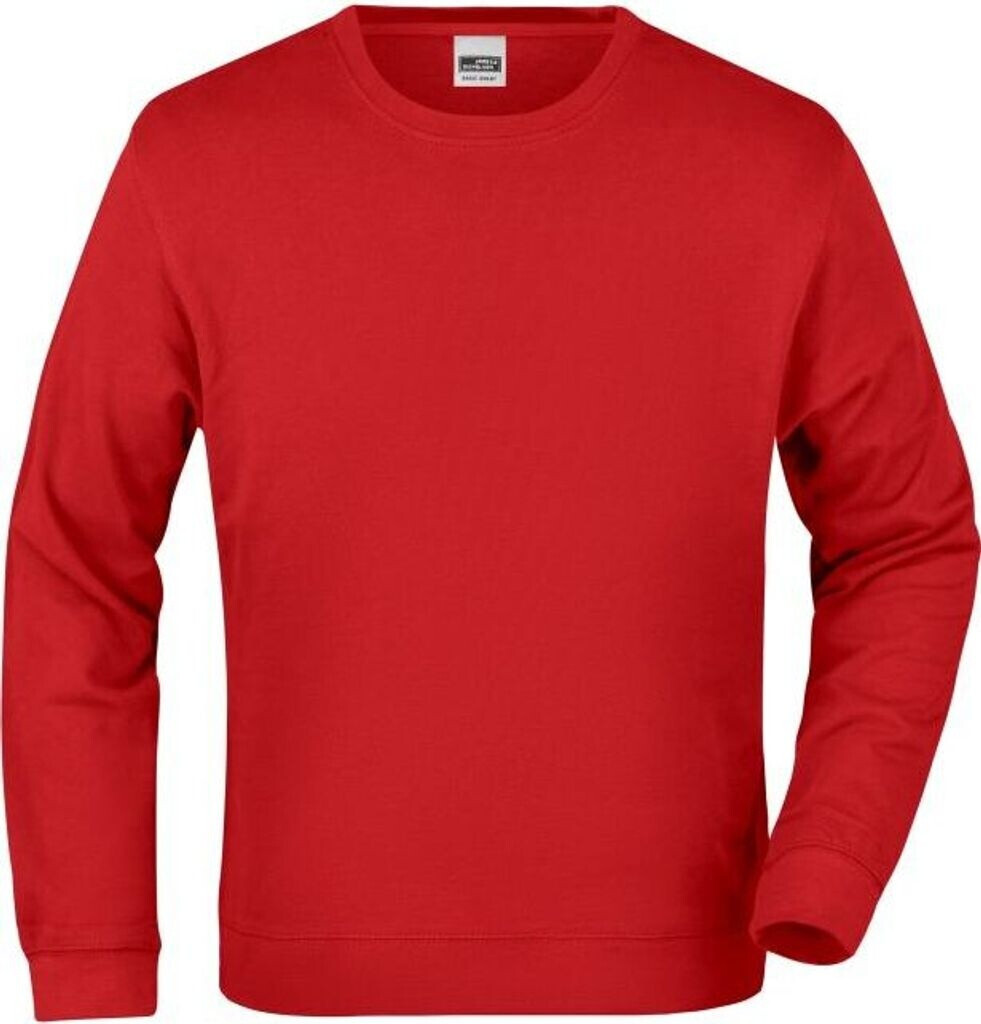 James & Nicholson Basicweatshirt JN057 red ab 24,47 € | Preisvergleich ...
