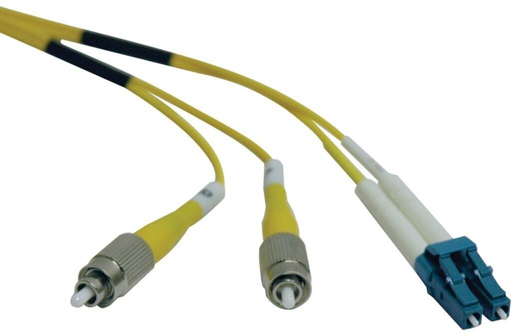 Tripp Lite Duplex Singlemode 8.3/125 Fiber Optic FC/LC 2.0m Glasfaserkabel 2m Gelb (N378-02M) ab ...