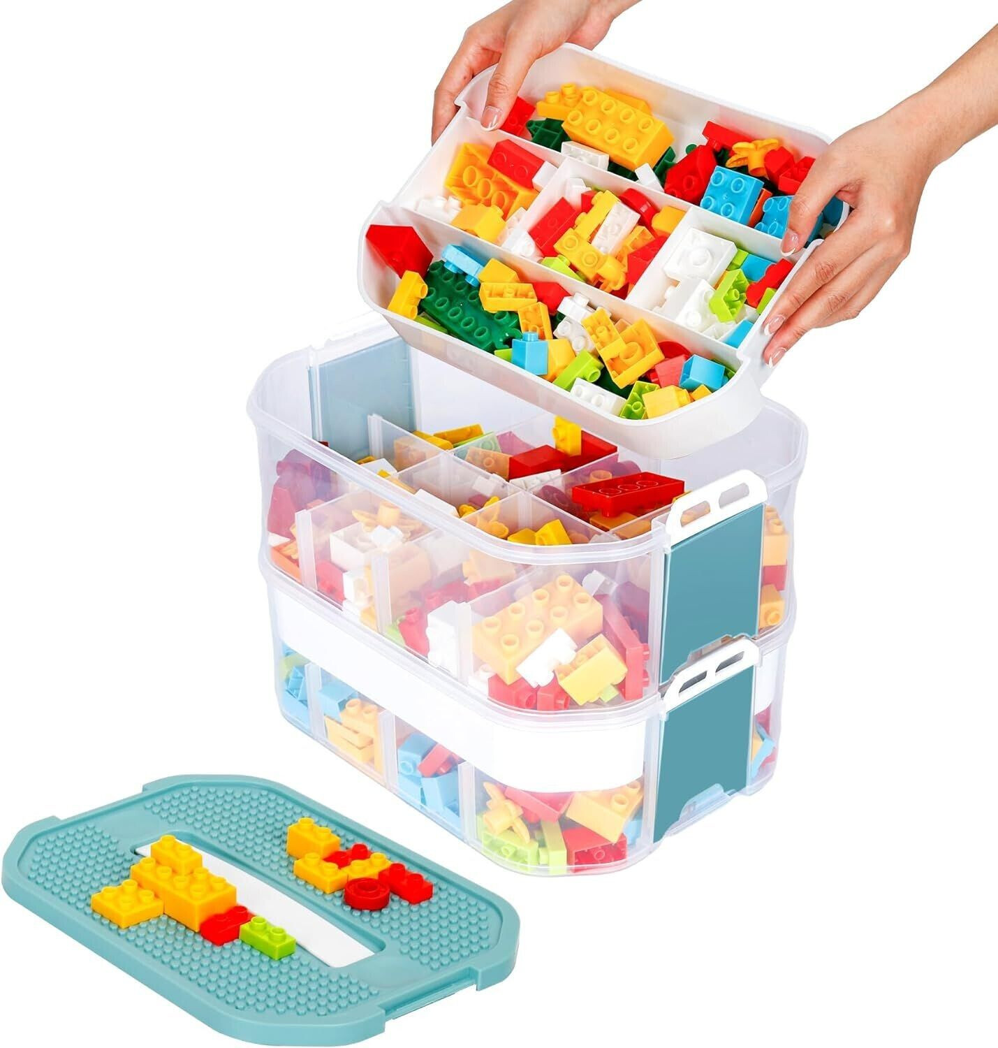 Nicecastle Aufbewahrungsbox für Lego 23x22,3x21,8cm (TS02) ab 29,99 ...