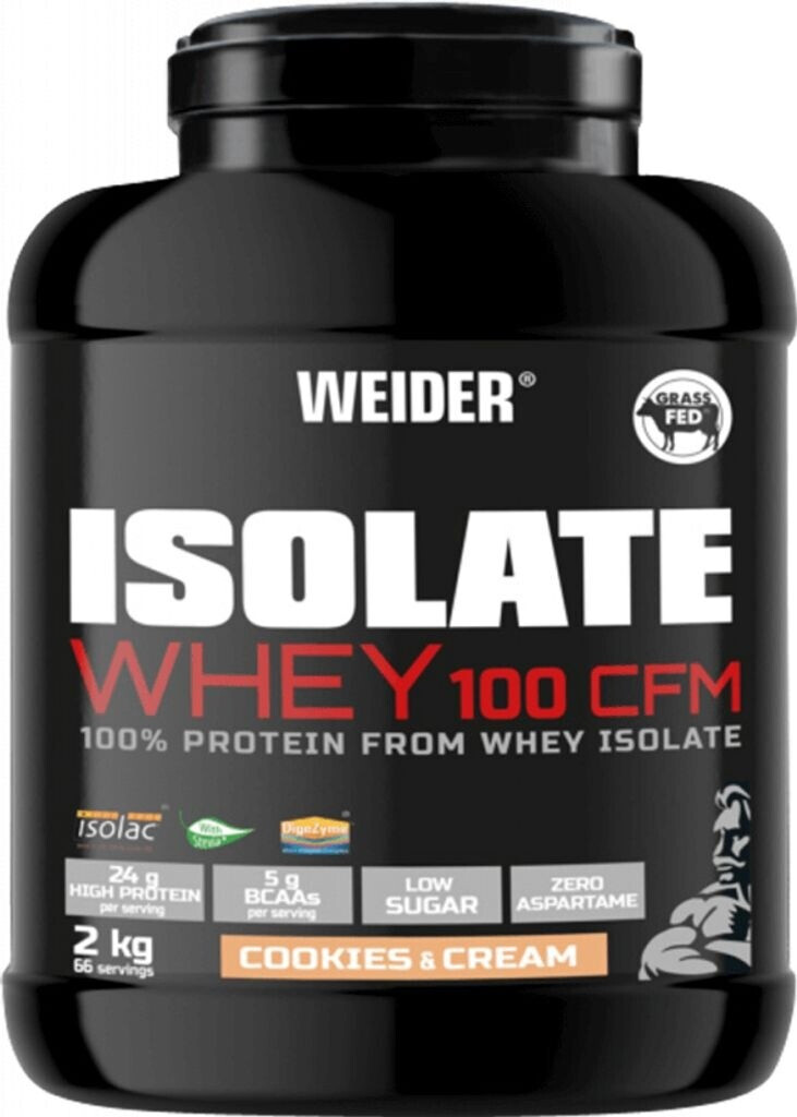 Buy Weider Isolate Whey 100 CFM 2kg from £72.84 (Today) – Best Deals on ...