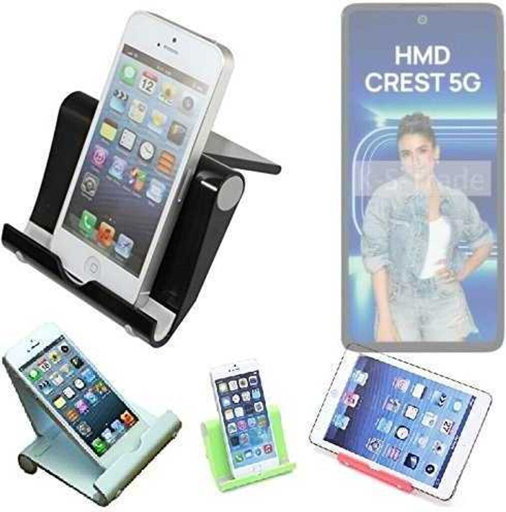 K-S-Trade Handy Ständer für HMD Crest 5G Tablet Tisch Halterung ...
