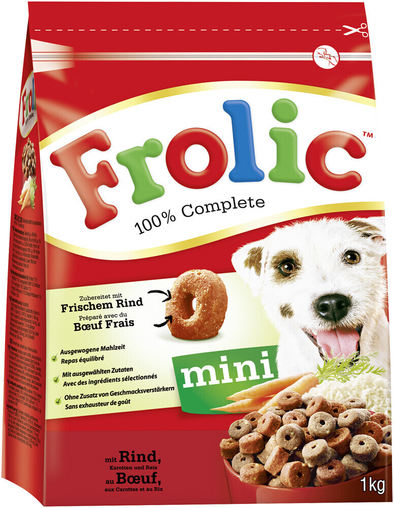 Frolic Mini mit Rind Karotten und Reis ab 3,99 € | Preisvergleich bei ...