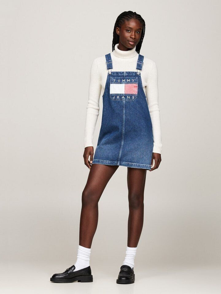 Tommy Hilfiger Jeanskleid PINAFORE DRESS DH6031 EXT groBem Logo ab 73 93 Preisvergleich bei idealo