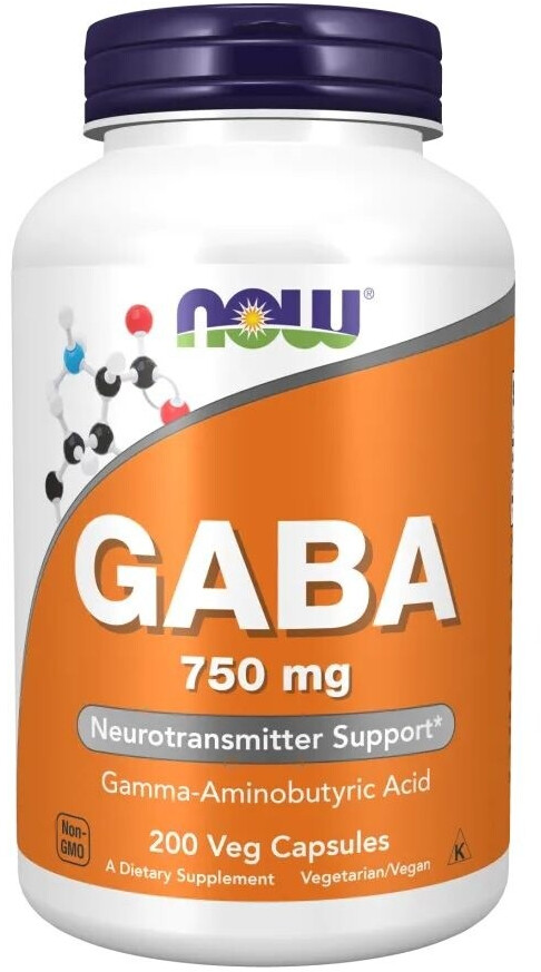 Now Foods Gaba 750 mg 200 Kapseln ab 22,99 € | Preisvergleich bei idealo.de