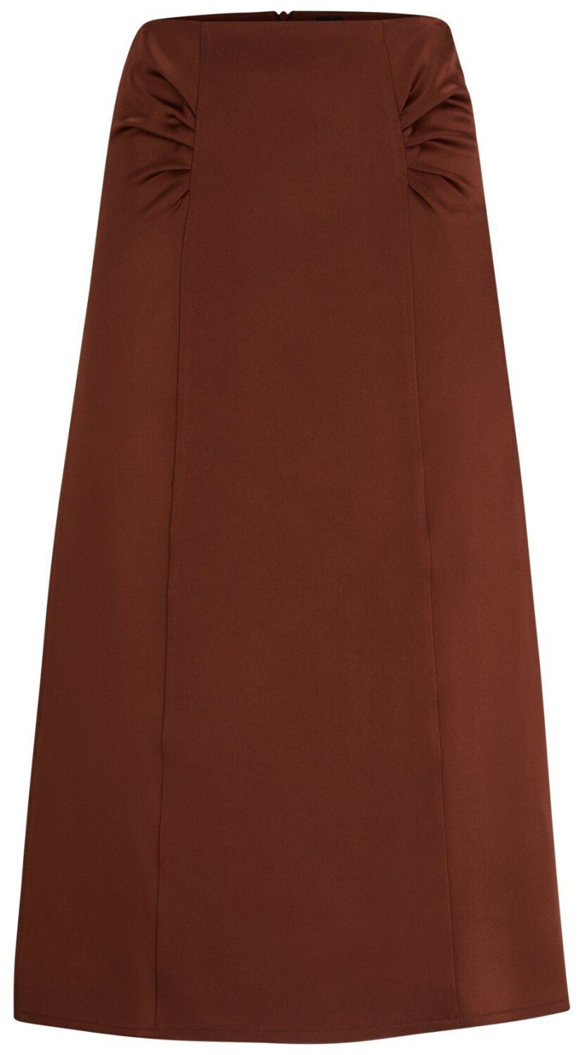 Hugo Boss A-Linien-Rock mit hohem Bund und gerafften Details - Style ...