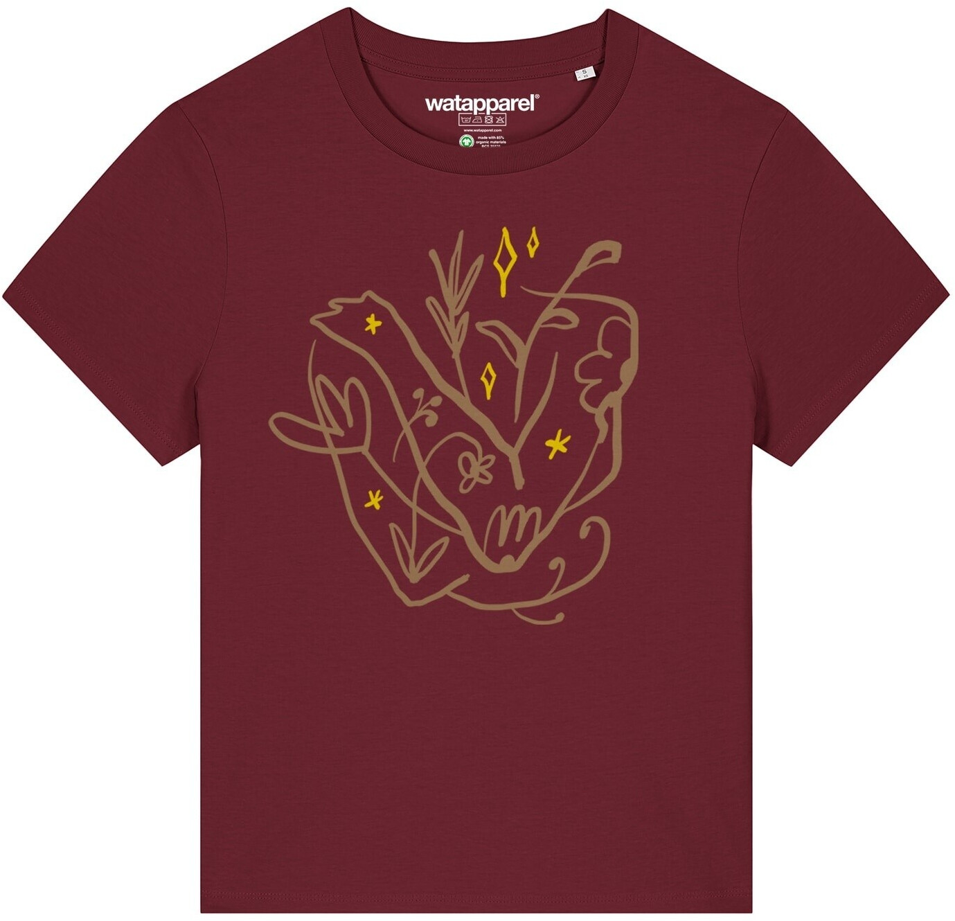 watapparel T-Shirt Self love burgund ab 27,93 € | Preisvergleich bei ...