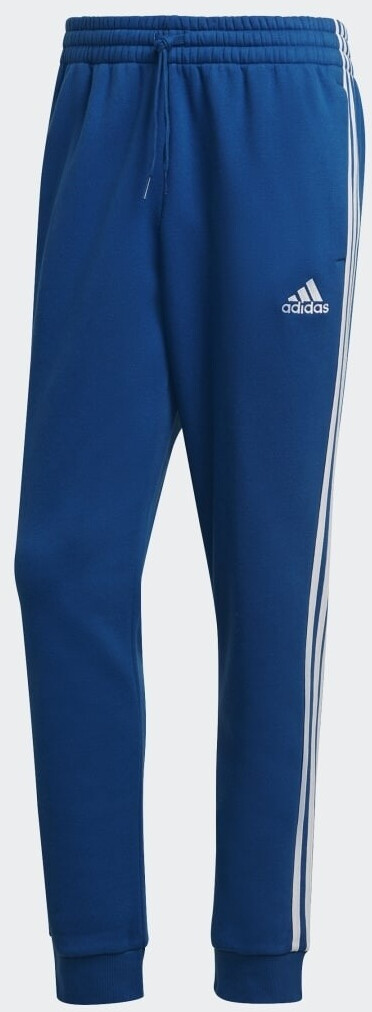 Adidas Essentials Fleece Tapered Cuff 3-Streifen Hose Royal Blue ...