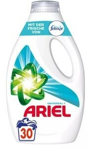 Ariel Universal+ Febreze, Gel, 1,5 l 30 WL ab 9,69 € | Preisvergleich ...