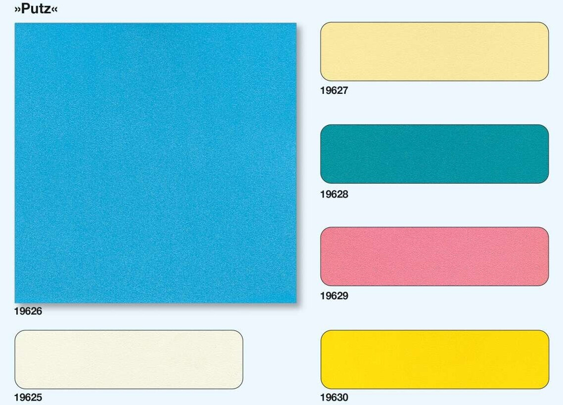 Preiser 19628 - Putz. Türkisfarben. 3 Platten ab 3,99 ...