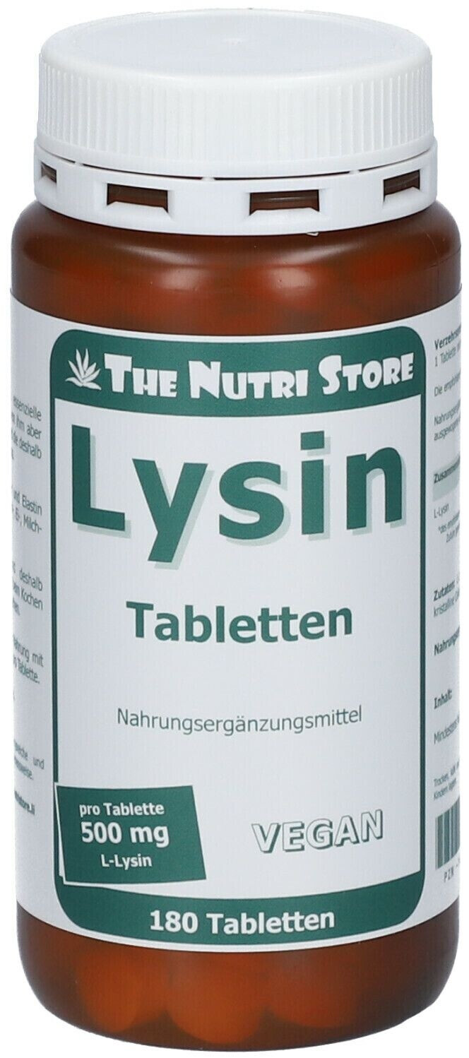 Hirundo Products Lysin 500 mg vegan Tabletten (180 Stk.) ab 17,56 ...
