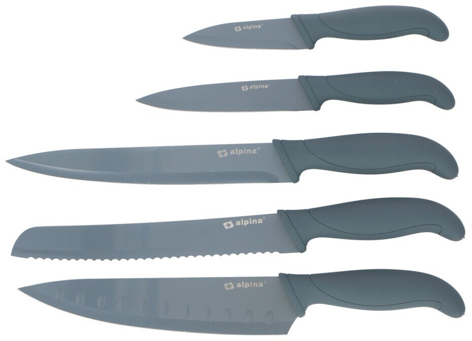 Alpina Apina Cool Grey 5 Piece Kitchen Knife Set ab 14,95 ...