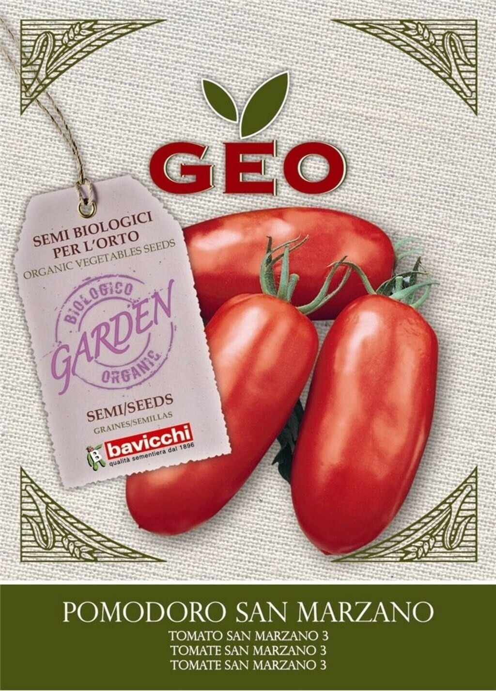 Bavicchi Bio Tomate San Marzano - 1 g ab 2,59 € | Preisvergleich bei ...
