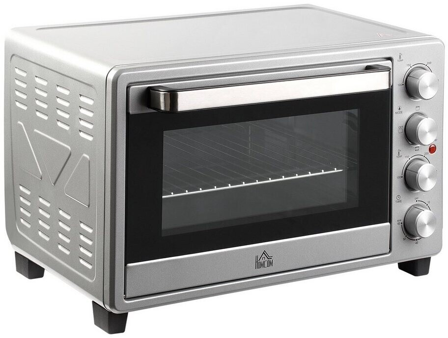 HomCom Minibackofen 32L Mini Ofen mit Grillrost, Backblech, 3 Kochmodi ...
