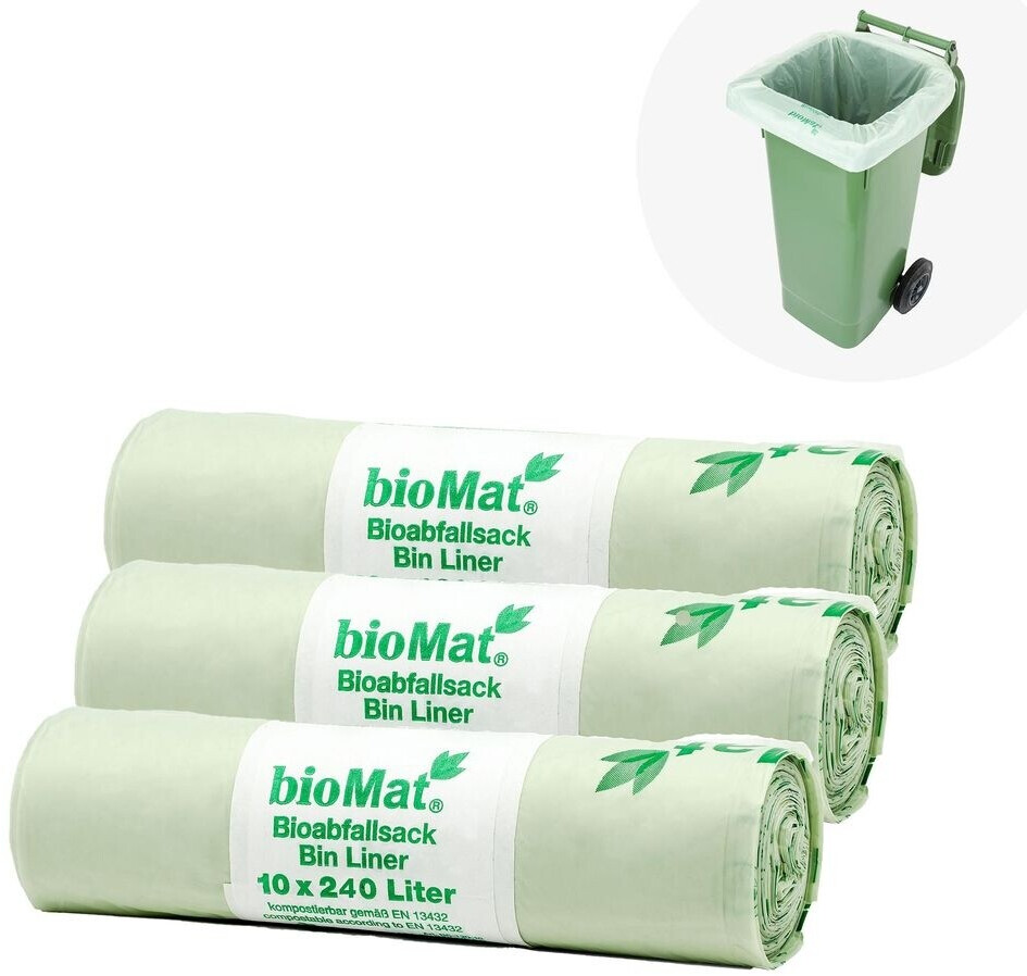 NaturaBiomat Bioabfallsack 3 Rollen x 10 Stk x 240l (100090) ab 52,90 € | Preisvergleich bei ...