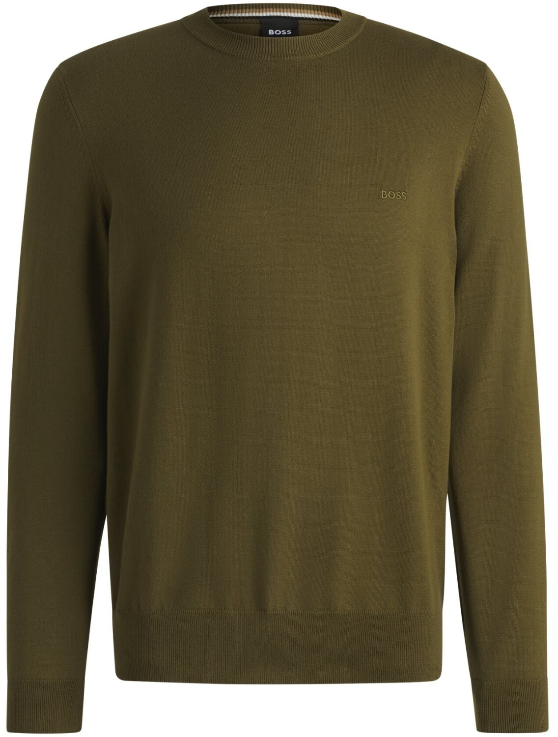 Hugo Boss Pullover aus Baumwolle mit Logo-Stickerei - Style Pacas-L 50506023 Dunkelgrün L ab 129 ...