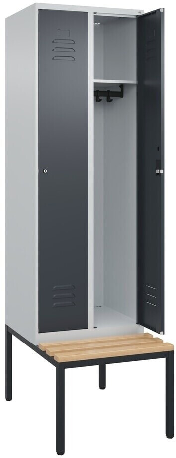 C+P Spind Classic PLUS 0800507-20 mit Sitzbank 2 Abt.300mm ...