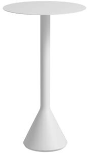 HAY Palissade Cone Tisch rund - grau Metall sky grey (312) Ø60x105 cm ...