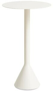 HAY Palissade Cone Tisch rund - weiß Metall cremeweiß (311) Ø60x105 cm ...