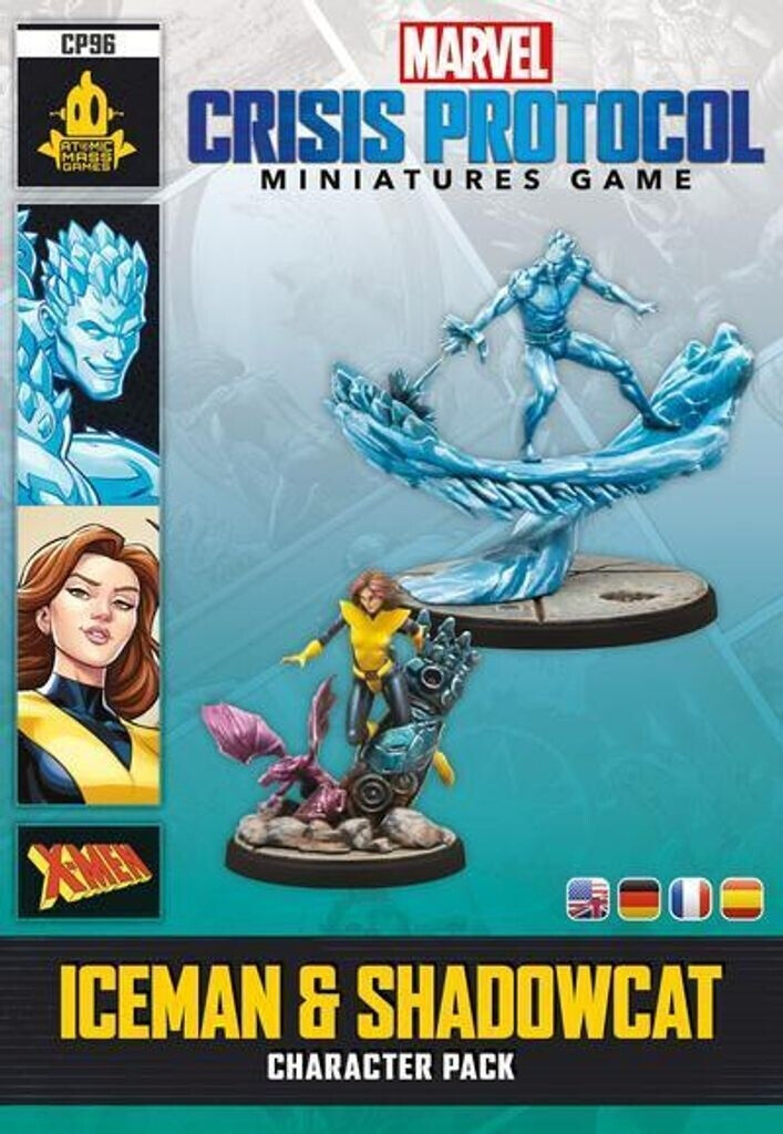Atomic Mass Games Marvel: Crisis Protocol Miniatures Game - Iceman & Shadowcat Character Pack au ...