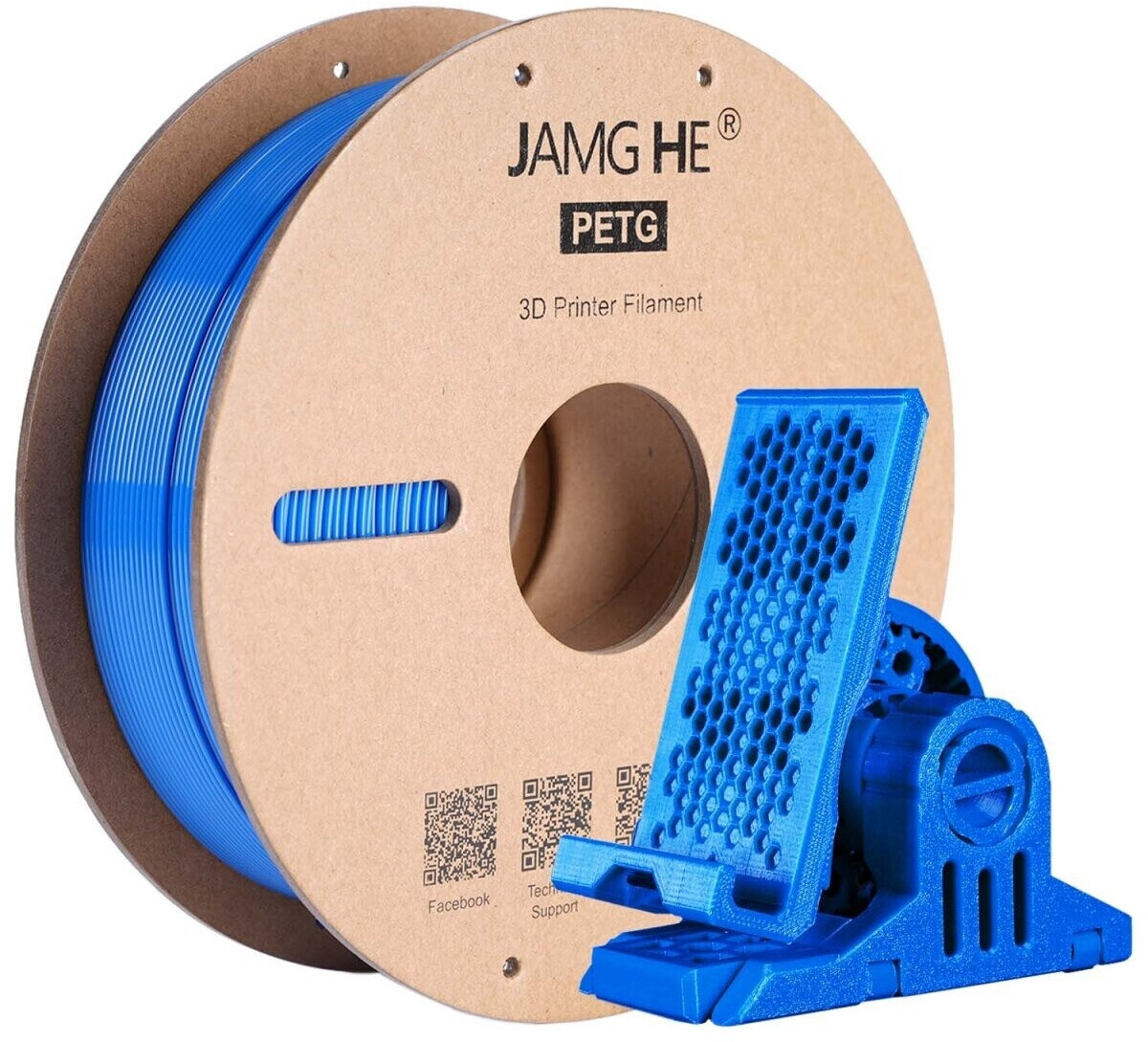 Jamg He PETG Filament 1,75mm 1kg Blue ab 12,00 € | Preisvergleich bei ...