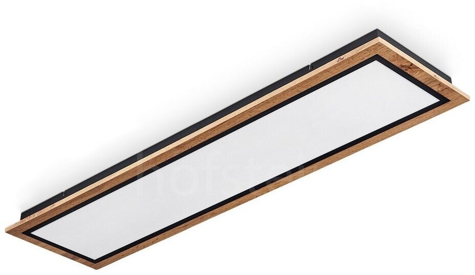 Hofstein Vacil moderne Deckenlampe aus Metall/MDF/Kunststoff in Schwarz ...