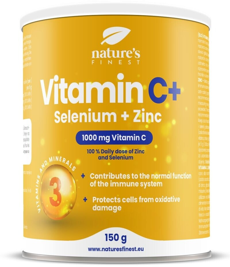 Nature's Finest Vitamin C + Selen + Zink Pulver 150g ab 6,89 ...