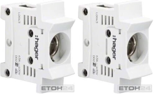 Hager LD043 Sicherungssockel D02 mit Abdeckung 1-polig 63 A ab 3,95 ...