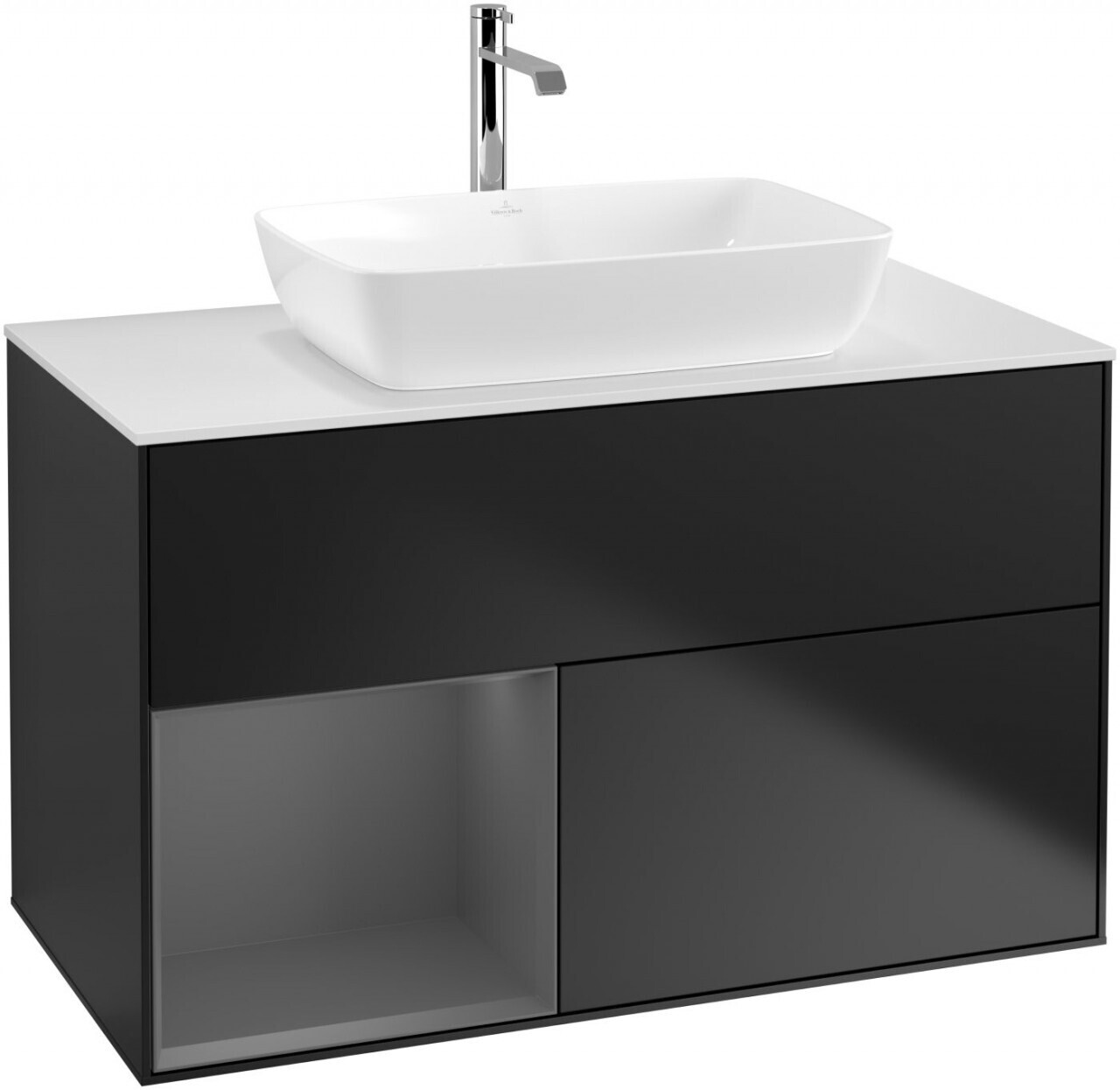 Villeroy & Boch Finion - LED-Waschtischunterschrank 1000x603x501mm ...