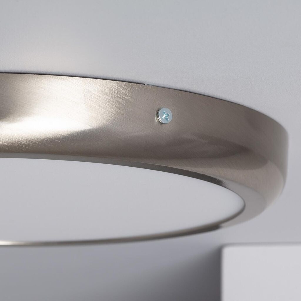 LEDKIA LIGHTING LED-Leuchte 24W Rund Metall Ø300 mm Design Silber 4000K ...