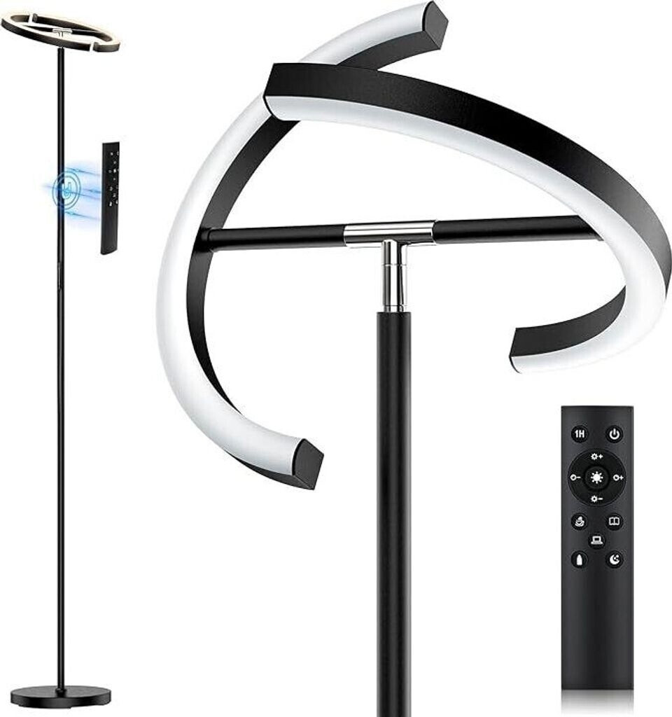 bedee Modern Stepless Dimmable Standing Lamp, Stehlampe LED, Touch ...