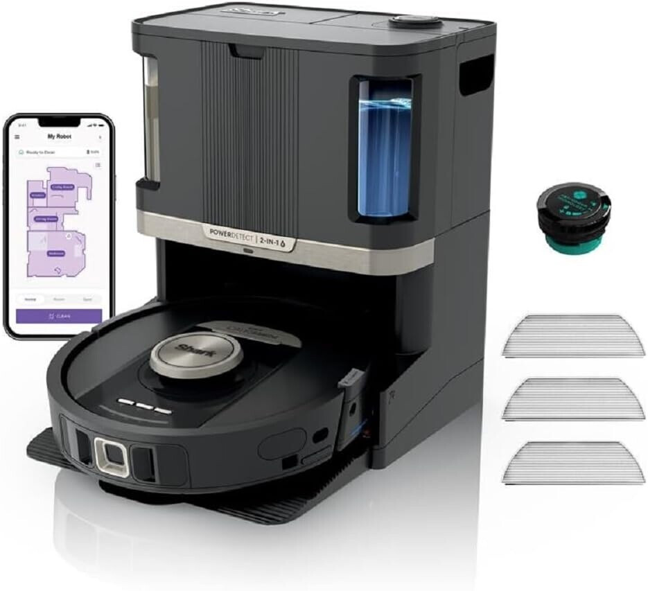 Buy Shark PowerDetect NeverTouch Pro 2-in-1 Self-Empty, Self-Refill ...