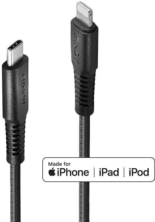 Lindy 2m verstärktes USB Type C auf Lightning Ladekabel ab 17.88 ...