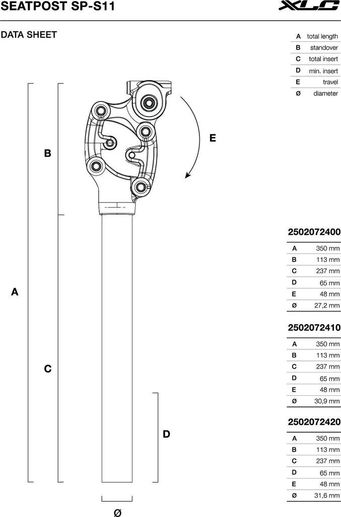 XLC sp-s11 31,6/350 ab 74,09 € | Preisvergleich bei idealo.de