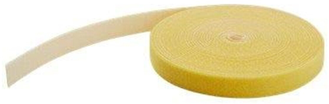 StarTech 25ft. Hook and Loop Roll Yellow Cable Management hook & loop ...