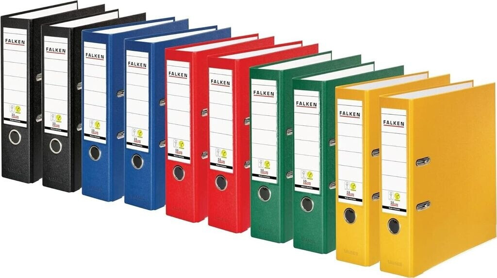 Falken 20x A4 PP Ordner 80mm mit Einsteckschild ab 31,84 ...
