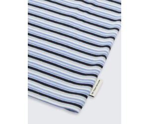 Tom Tailor Ripp T-Shirt mit Streifenmuster monocolor blue stripe ...