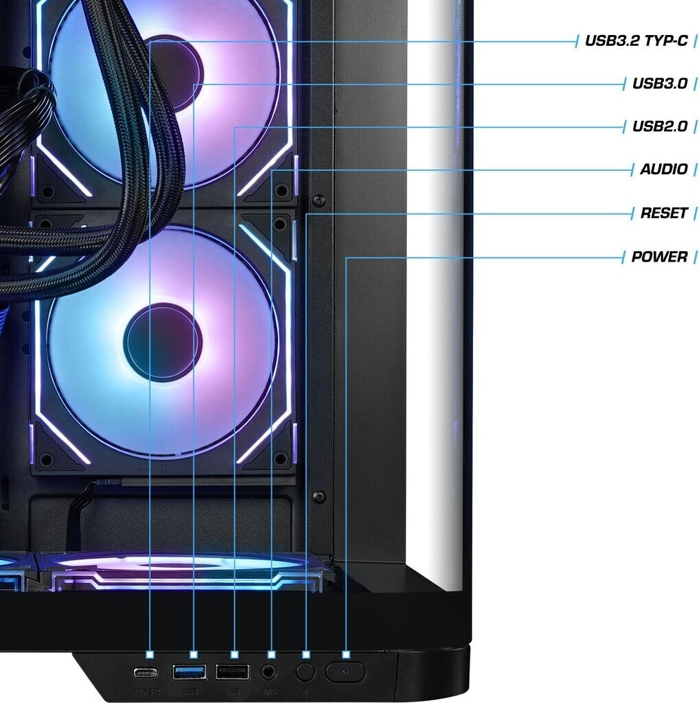 Kiebel Gaming PC Panorama Curve IX - Ryzen 7 9700X / RTX 5060 Ti / 64GB / 2TB (187290) ab 1.699 ...