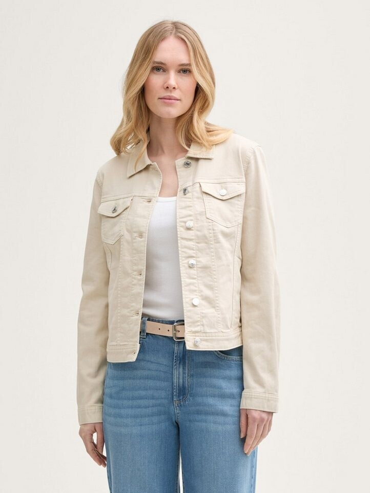 Tom Tailor Jeansjacke mit Eingriffstaschen sand stone beige (1045390 ...