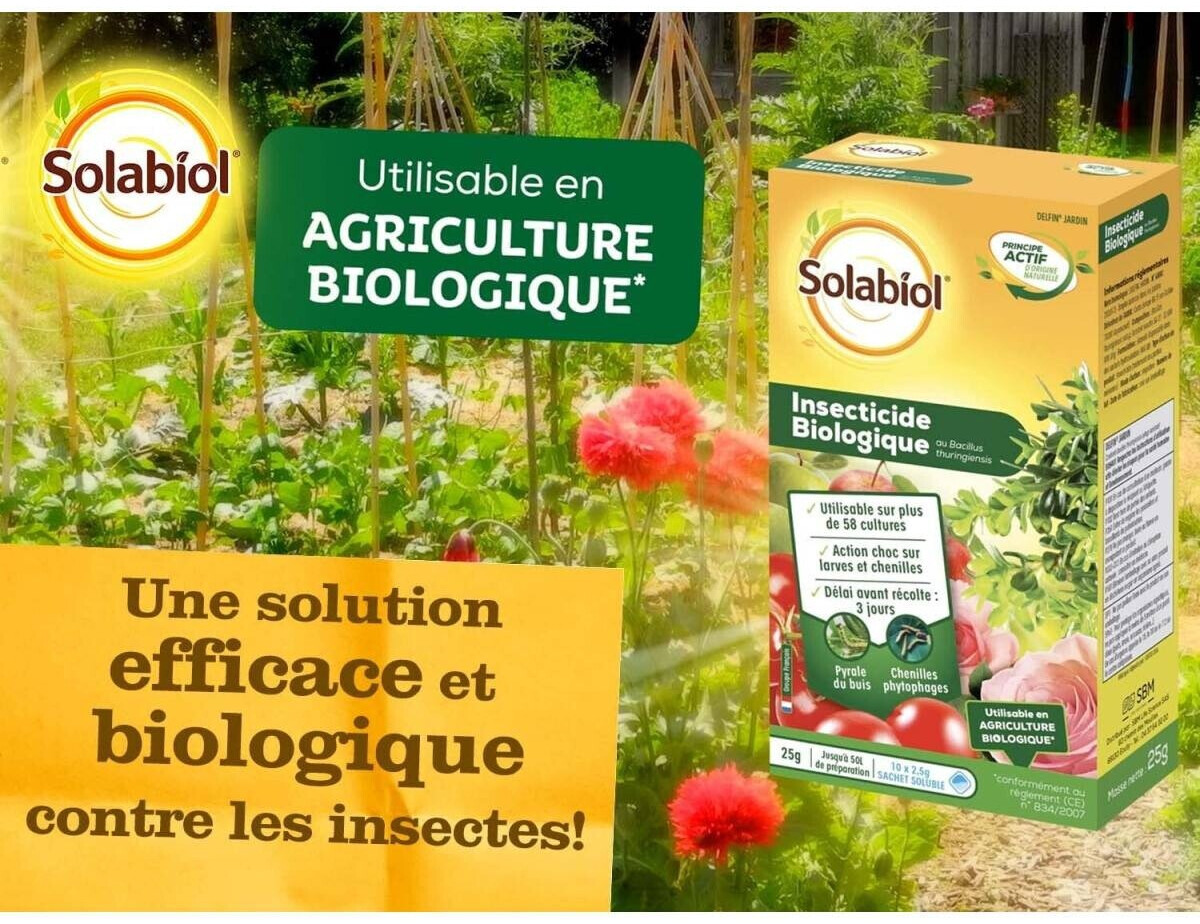 Solabiol Insecticide biologique contre chenilles x10 au meilleur prix ...