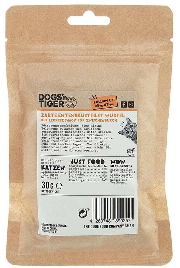Dogs´n Tiger Dogs'n Tiger Mmmh mmmh | Ente 420 g ab 30,20 ...