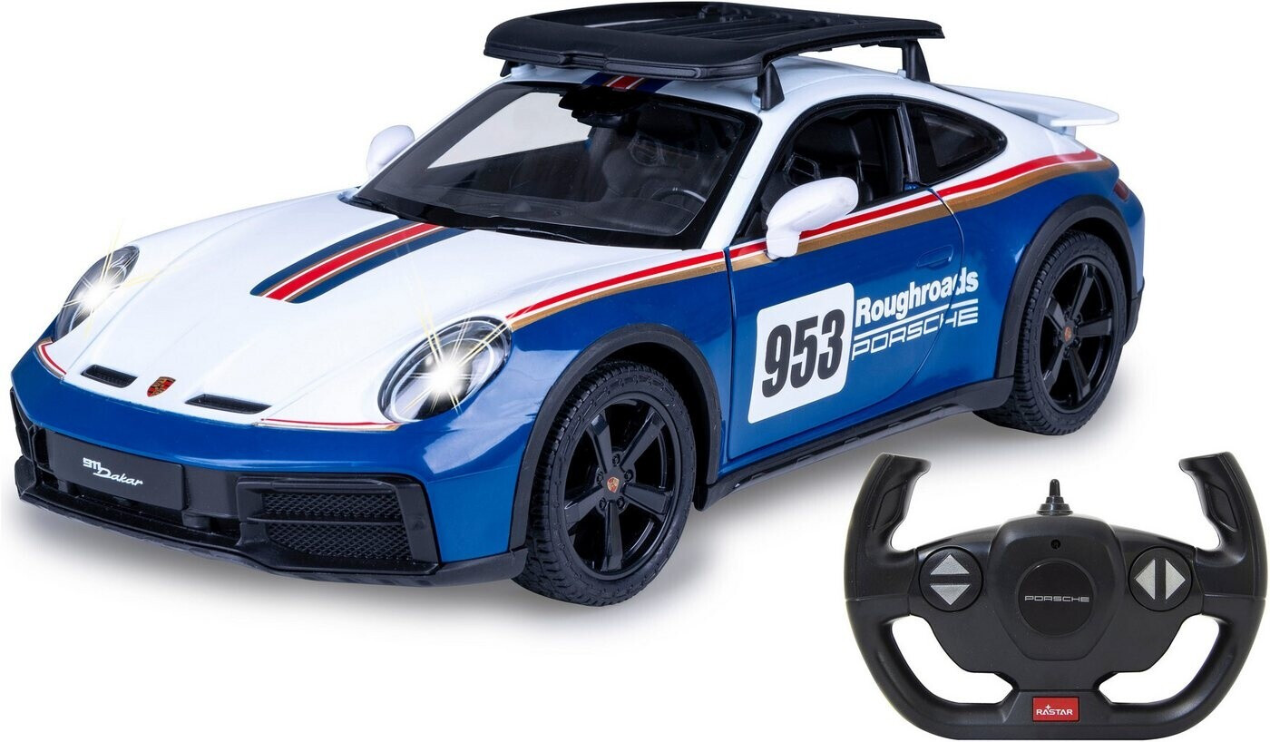 Jamara RC Porsche 911 Dakar Performance 1:14 2.4GHz, manual door, blue ...
