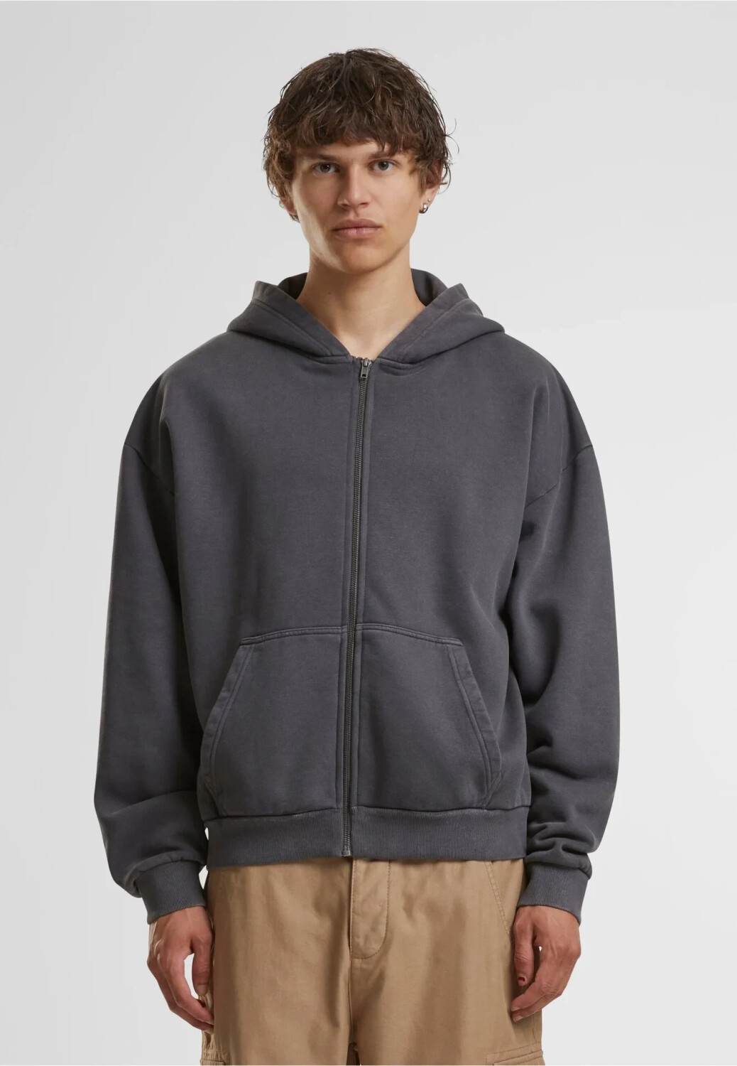 Build Your Brand Vintage Heavy Zip Hoodie BY295 Sweatjacket - Where to ...