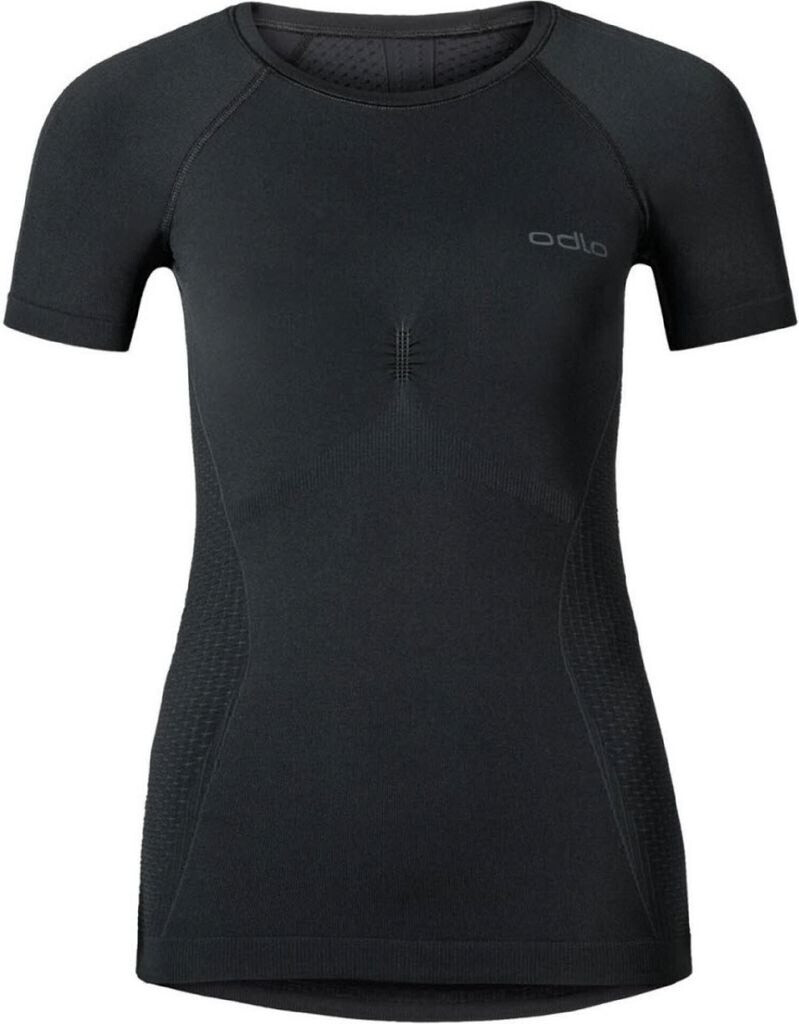 Odlo Evolution Warm Baselayer Shirt Short Sleeves black graphite grey ...