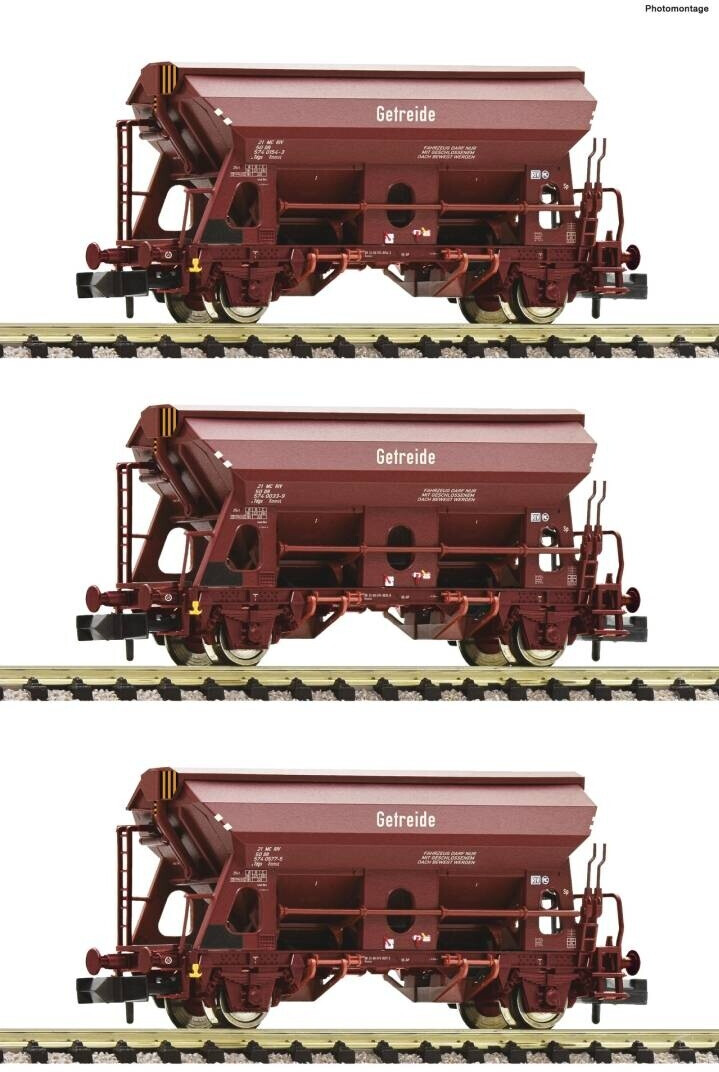 Fleischmann N 3er-Set: Schwenkdachwagen der DR (6660071) ab 98,94 € | Preisvergleich bei idealo.de
