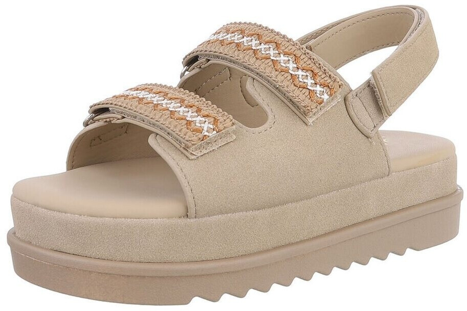 Ital Design Sandalette chamois hellbraun weiß ab 25,99 ...