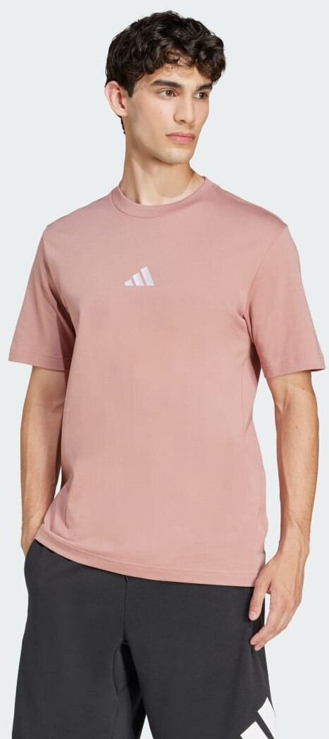 Adidas Essentials Small Logo Single Jersey T-Shirt au meilleur prix sur ...