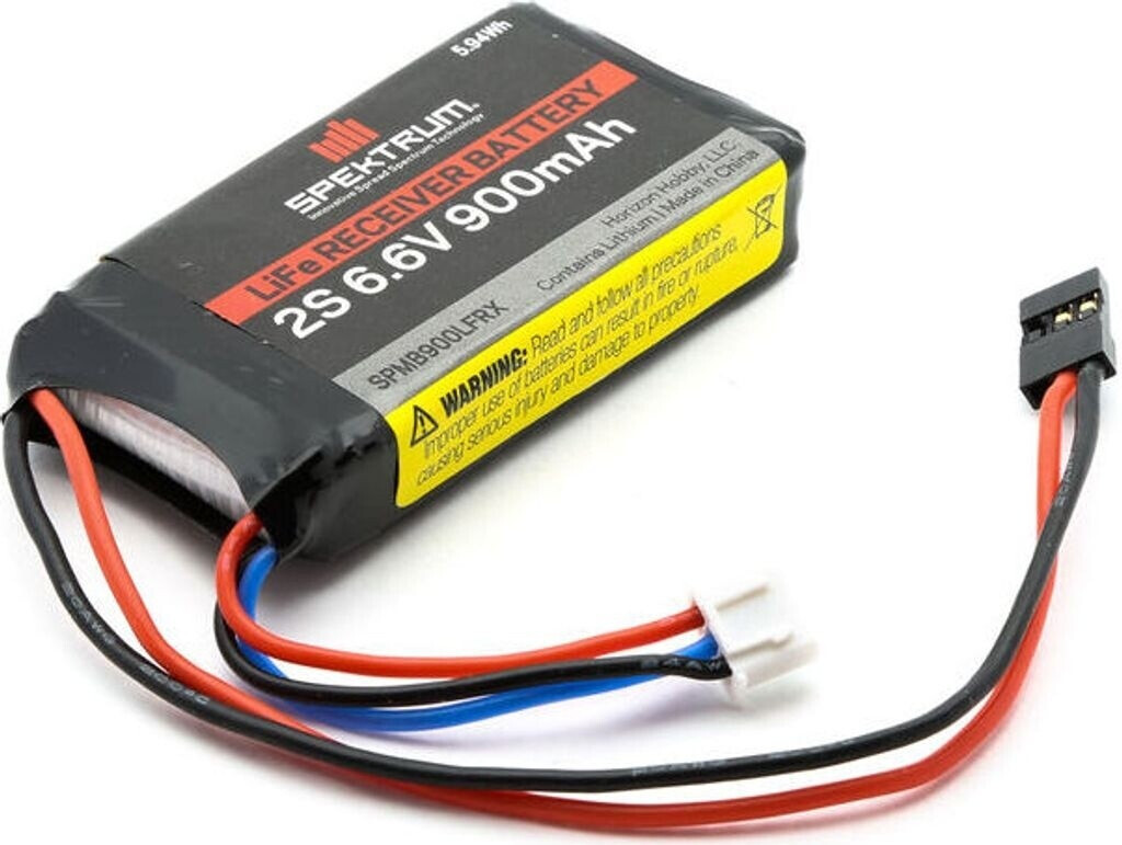 Spektrum Akku 6.6 V 900mAh 2S Life Receiver Battery Universal Receiver ...