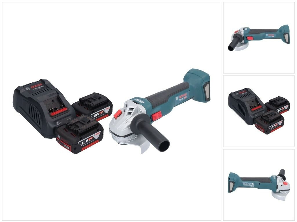 Bosch GWS 18V-10 Professional (2x 5,0 Ah + charger) a € 338,87 (oggi ...