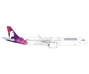 Herpa 537049 1:500 Hawaiian Airlines Airbus A321neo - N215HA "Uhiuhi ...