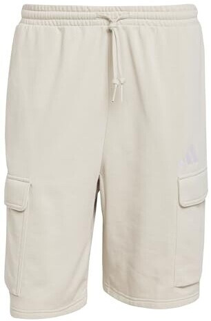 Adidas Essentials FEELCOZY French Terry Cargo Short wonder alumina weiß ...
